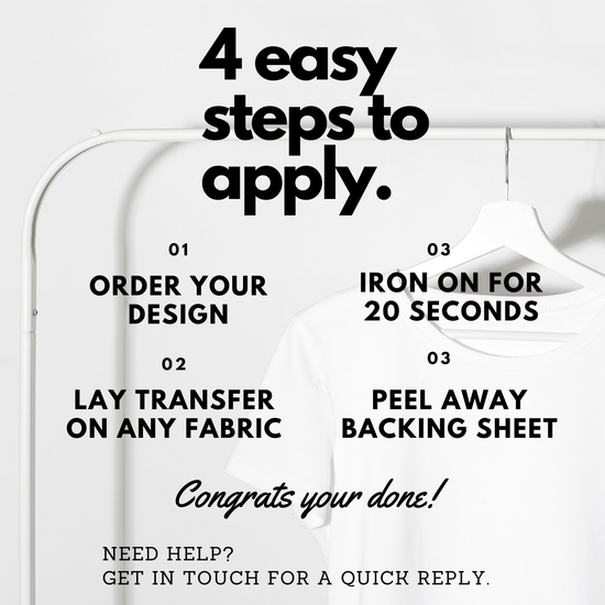 Iron On Logo NZ - Iron on Transfers, Order Custom Iron On Logo ...